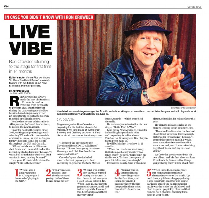 » Albuquerque Journal Interview